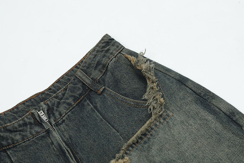 Raw Hem Star Jeans | STREETWEAR AT BEFORE THE HIGH STREET