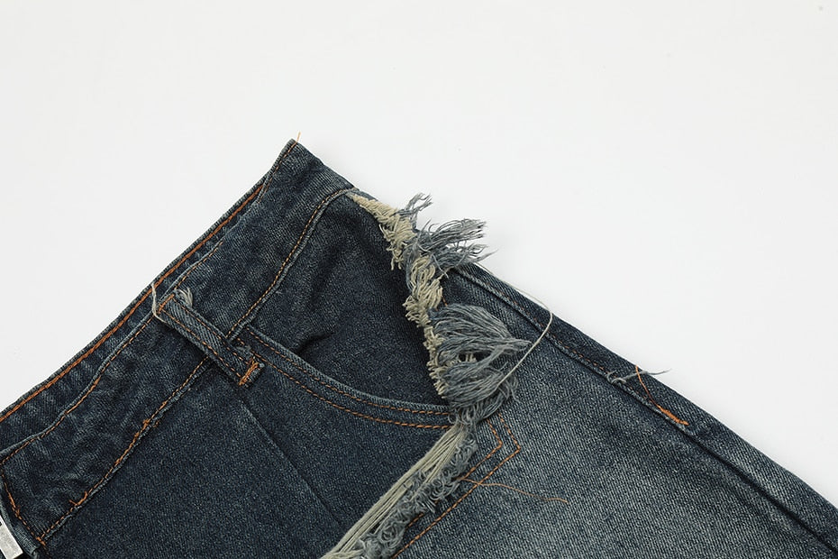 Raw Hem Star Jorts | STREETWEAR AT BEFORE THE HIGH STREET
