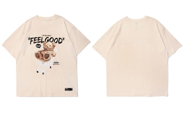 Feel Good Teddy Bear T-Shirt | Streetwear at Before the High Street